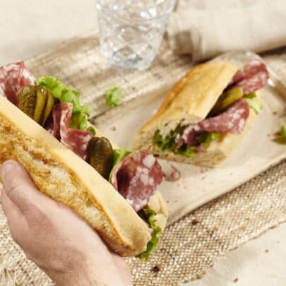 Sandwich rosette-cornichons - Boulangerie Louise